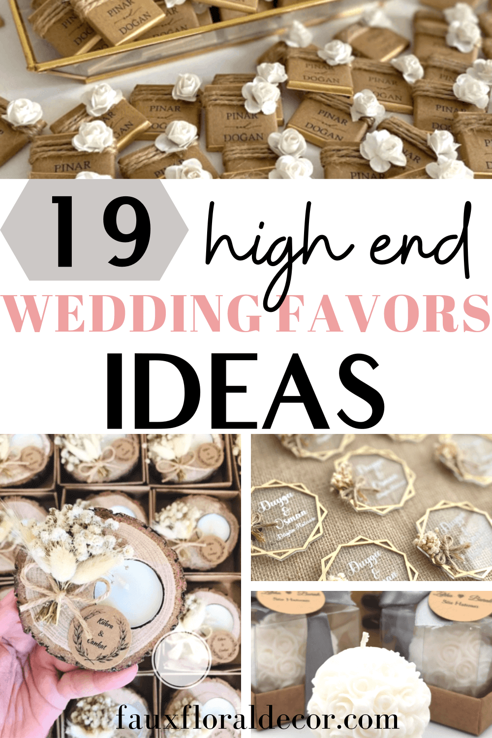 19 Best High-End Wedding Favors That Your Guests Will Obsess Over