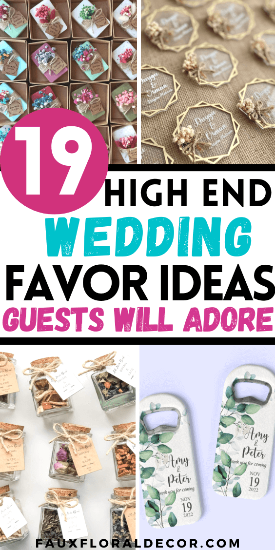 19 Best High-End Wedding Favors That Your Guests Will Obsess Over