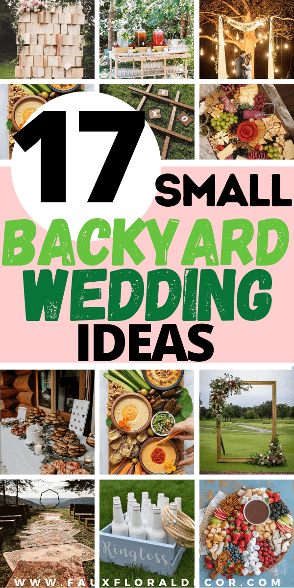 17 Small Backyard Wedding Ideas That Don't Break The Bank
