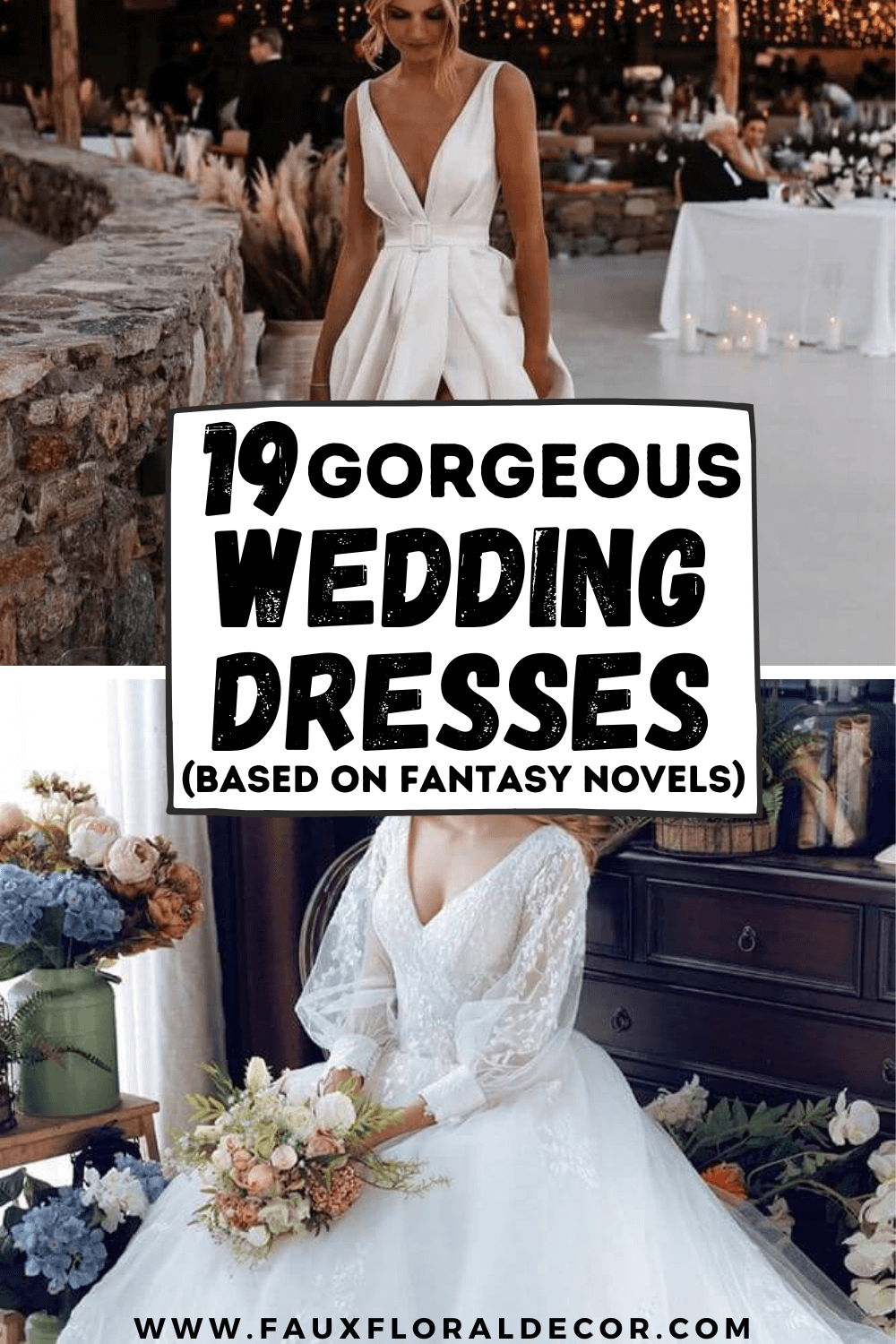 19 Best Wedding Dresses Inspired By Fantasy Novels (ACOTAR)