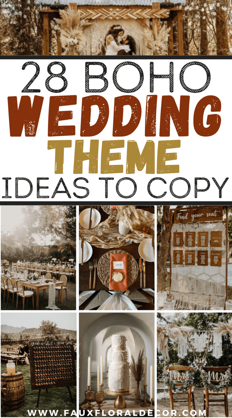 28 Boho Wedding Theme Ideas That Look Truly Magical