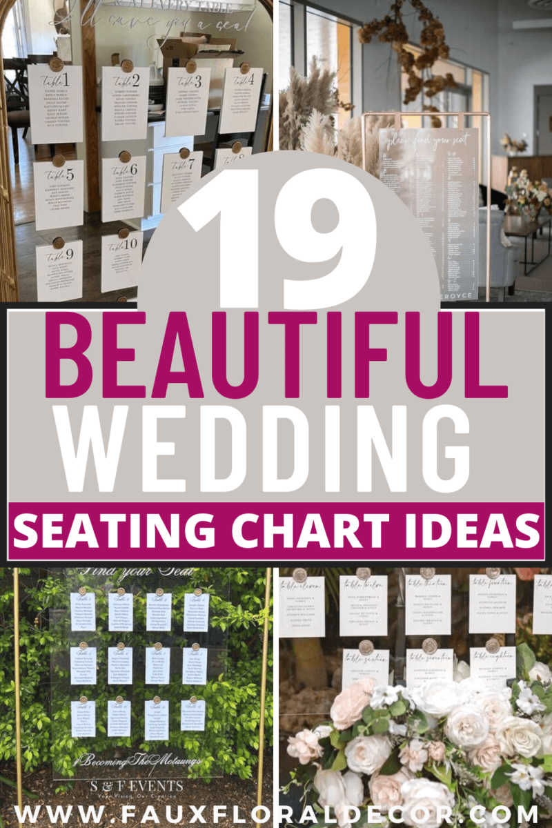 19 Unique Wedding Seating Chart Ideas To DIY
