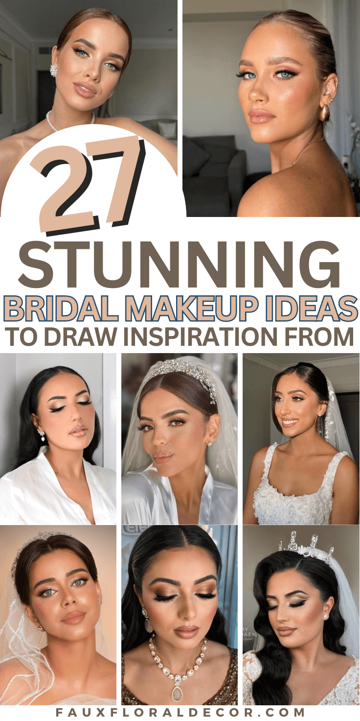 27 Stunning Bridal Makeup Ideas