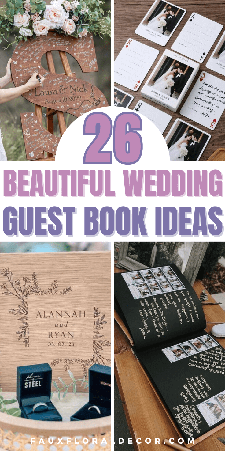 26 Creative Wedding Guest Book Ideas For Special Memories