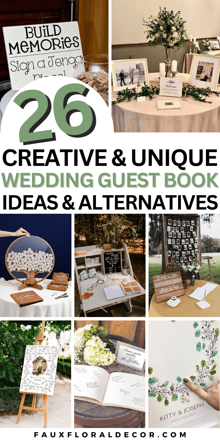 26 Creative Wedding Guest Book Ideas For Special Memories