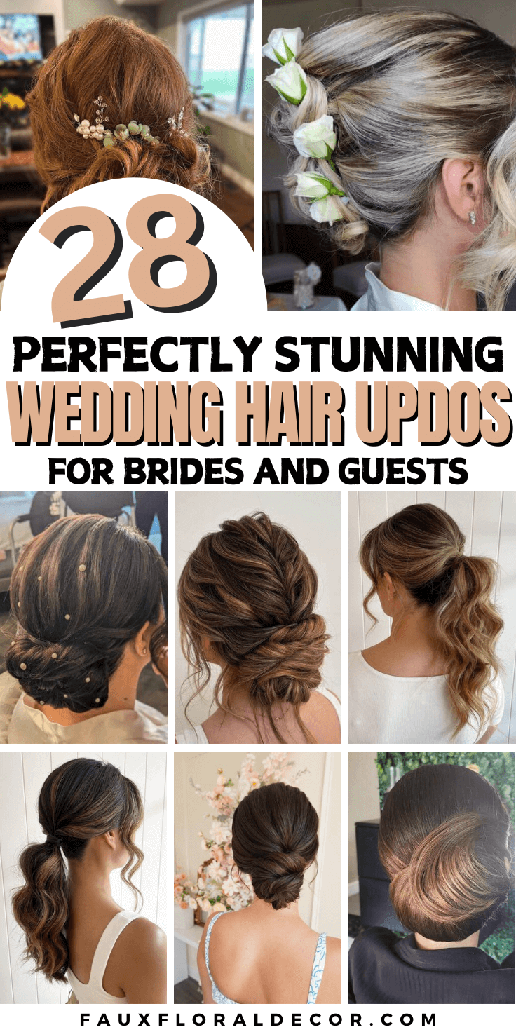 28 Wedding Updos That Brides & Guests Look Amazing In