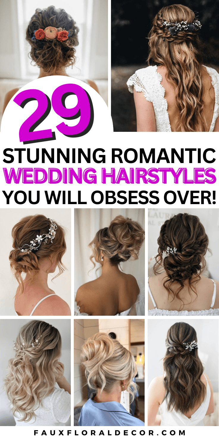 29 Stunning Romantic Wedding Hairstyles