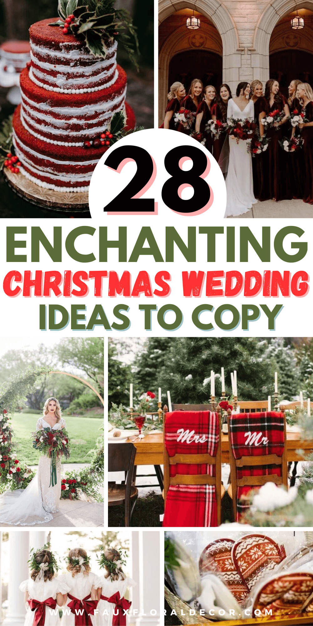 28 Romantic Christmas Wedding Ideas That’ll Make Your Big Day Magical