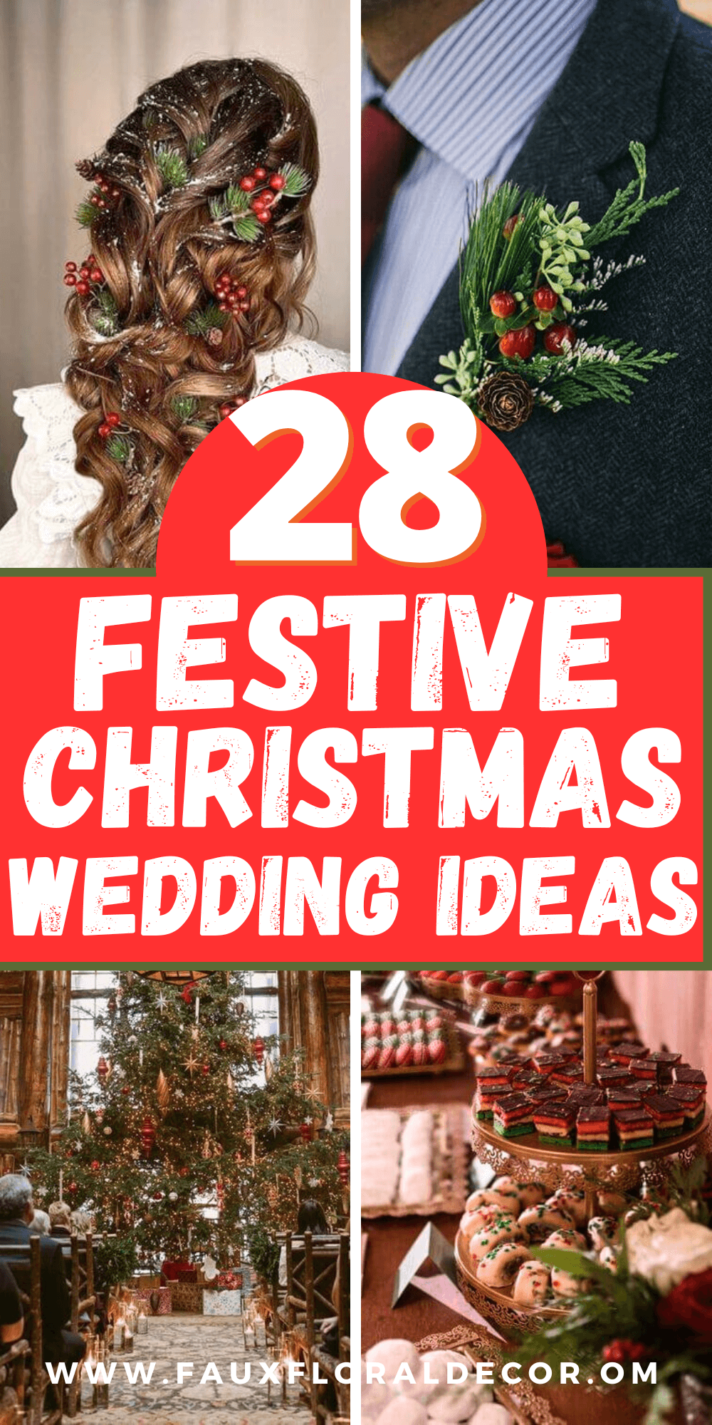 28 Romantic Christmas Wedding Ideas That’ll Make Your Big Day Magical